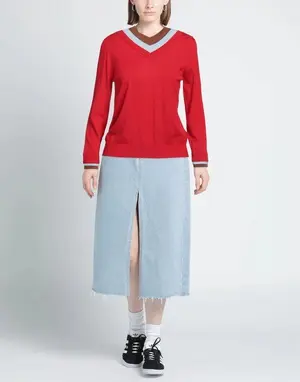 Tory Burch Multicolor Lightweight Wool Knit Sweater