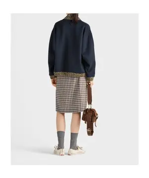 Prada Double Cashmere And Wool Bomber Jacket