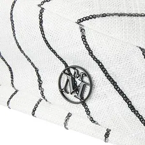 MAISON MICHEL New Billy Logo Plaque Beret