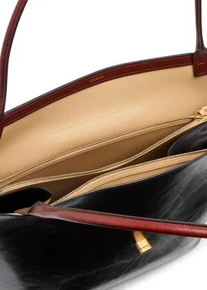 Versace Large Leather Tote Bag