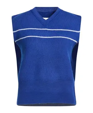 MAISON MARGIELA Sleeveless Wool V-neck Knit Sweater
