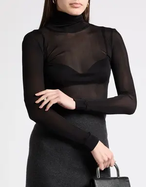 MAISON MARGIELA Solid Color Turtleneck Sweater