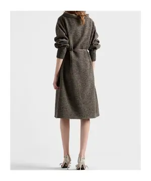 Prada Mouliné Wool Dress