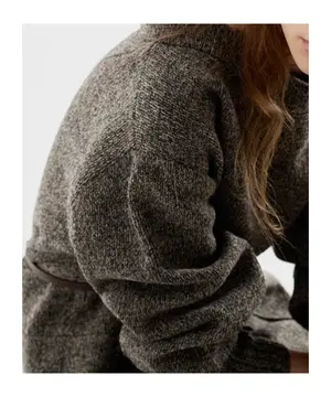 Prada Mouliné Wool Dress