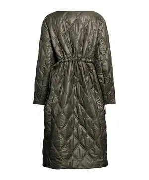 GANNI Quilted Shell Coat