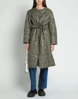 GANNI Quilted Shell Coat