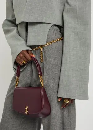 Saint Laurent Voltaire Leather Shoulder Bag