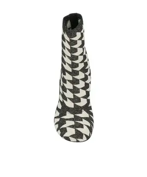 Marni Color-blocked Metallic Sock Ankle Boots