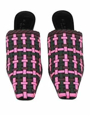 Marni Geometric-print Heeled Mules