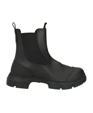 GANNI Round Toe Platform Chelsea Boots