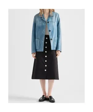 Prada Nappa Leather Jacket With Vintage Finish