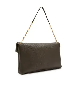 Saint Laurent Envelope Grained Leather Pouch