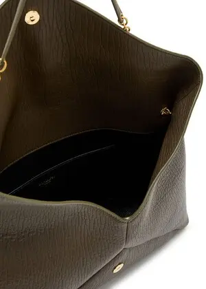 Saint Laurent Envelope Grained Leather Pouch