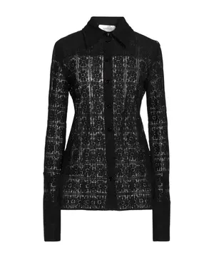 Sportmax Solid Color Knitted Shirt - Black