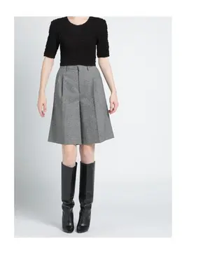 GANNI Textured Cropped Top With Short Sleeves