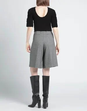 GANNI Textured Cropped Top With Short Sleeves