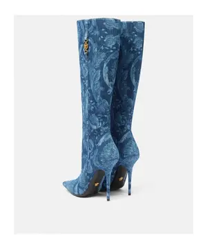 Versace Barocco Medusa '95 Knee-high Boots