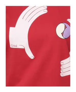 Chloé Printed Short Sleeve T-shirt