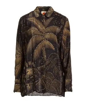 Farm Rio Long Sleeve Printed Shirt