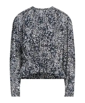 Isabel Marant Étoile Multicolor Ruffled Long Sleeve Top - Black