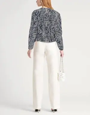 Isabel Marant Étoile Multicolor Ruffled Long Sleeve Top