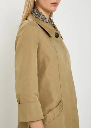 Dries Van Noten Cotton Trench Coat