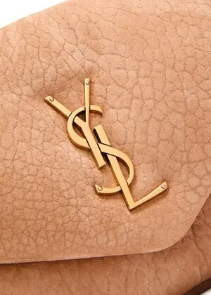 Saint Laurent Calypso Small Padded Suede Shoulder Bag