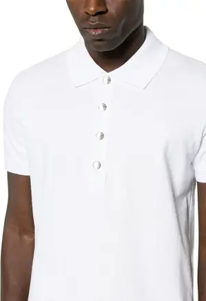 Balmain Monogram-patterned Polo Shirt