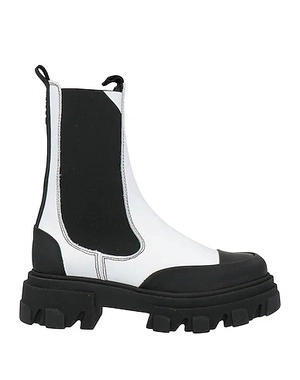 GANNI Leather Ankle Boots