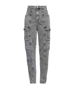 Isabel Marant Étoile Isabel Marant Denim Cargo Trousers Gray