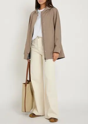 Herno Hooded Brushed Shell Jacket