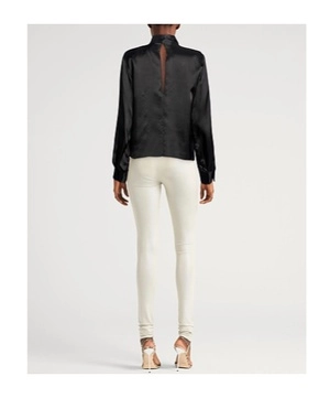MAISON MARGIELA Solid-color Satin Shirt