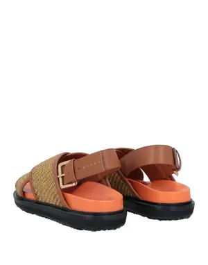 Marni Raffia Slingback Sandals