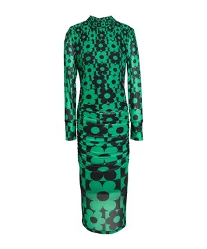 Farm Rio Long-sleeved Dress - Green