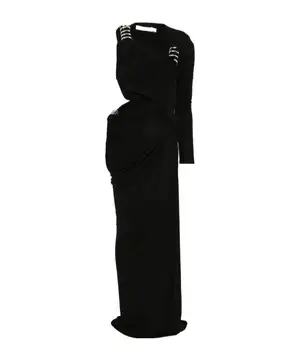 Christopher Esber Asymmetrical Torso Maxi Dress