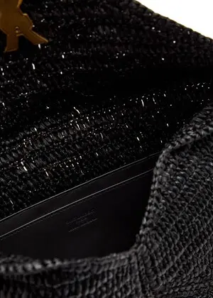 Saint Laurent Envelope Suede Pouch