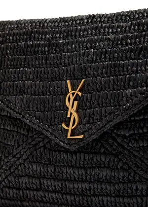 Saint Laurent Envelope Suede Pouch