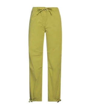 GANNI High Waisted Drawstring Hem Stretch Trousers