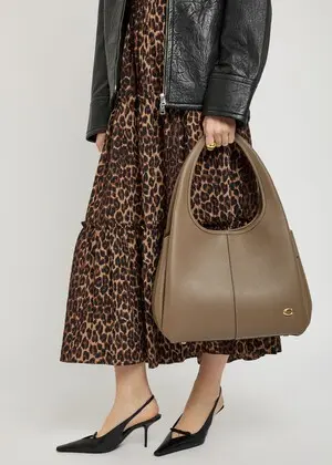 COACH Lana Pebbled Leather Shoulder Bag