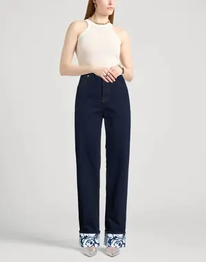 Burberry Dark Wash Straight Leg Jeans