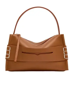 J.W.ANDERSON Loafer Leather Shoulder Bag - Brown