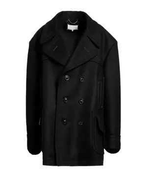 MAISON MARGIELA Double-breasted Felt Coat