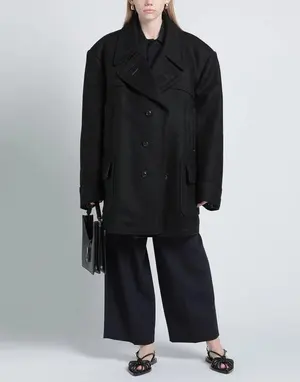 MAISON MARGIELA Double-breasted Felt Coat