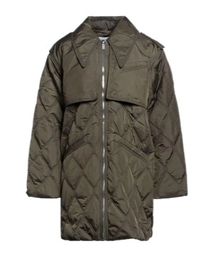 GANNI Single-breasted Jacket - Green