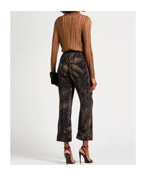 Farm Rio Elastic Waist Casual Pants