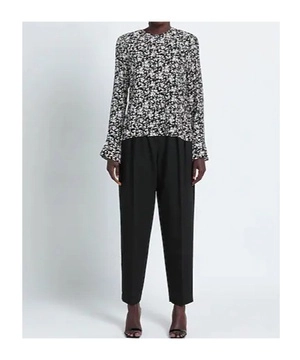 GANNI Floral-print Long Sleeve Top