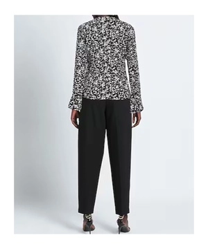 GANNI Floral-print Long Sleeve Top