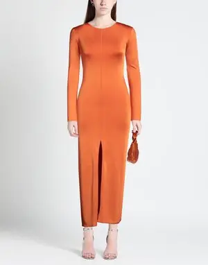 Marni Fitted Long Sleeve Maxi Dress