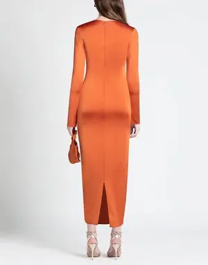 Marni Fitted Long Sleeve Maxi Dress