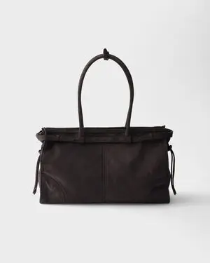 Prada Bonnie Suede Tote Bag